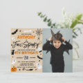Four Ever Spooky! Halloween 4th Birthday Photo Invitation | Zazzle