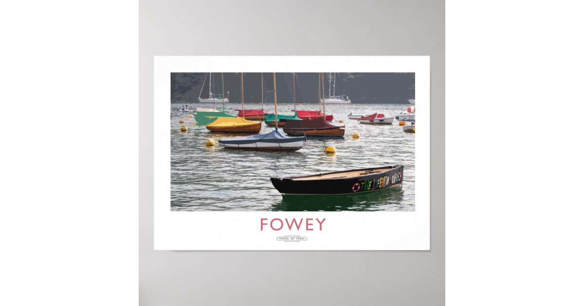 Fowey Railway Poster | Zazzle