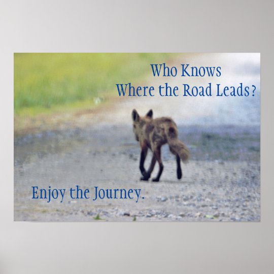 Fox Motivational Poster | Zazzle.co.uk