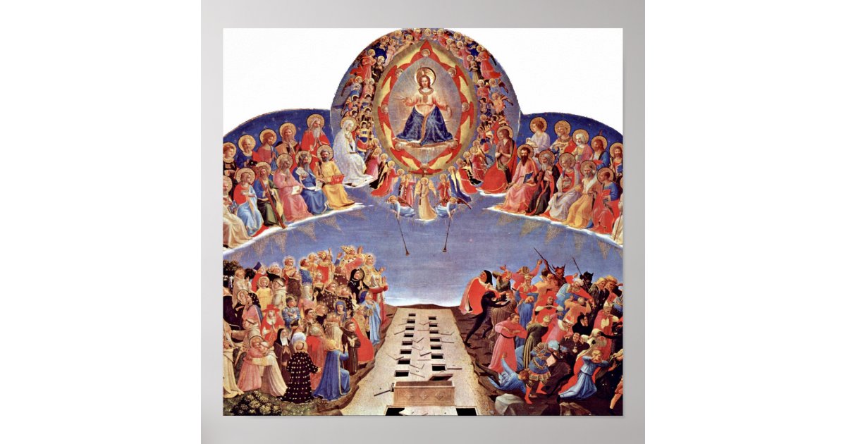 Fra Angelico - The Last Judgement Poster | Zazzle