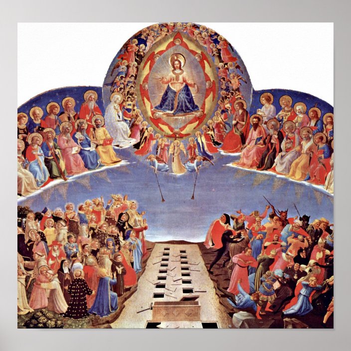 Fra Angelico - The Last Judgement Poster | Zazzle.co.uk