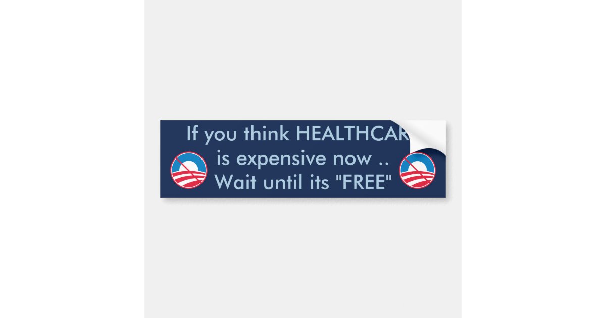 Free HEALTHCARE Bumper Sticker | Zazzle