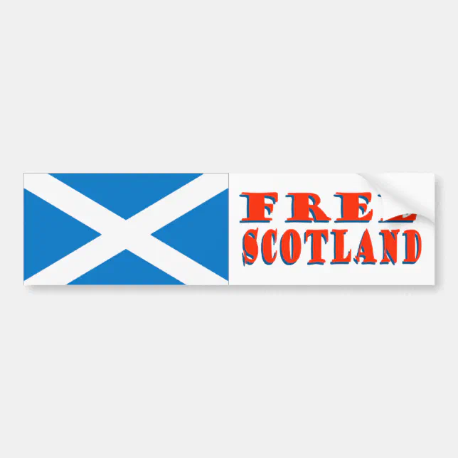 Free Scotland Bumper Sticker | Zazzle
