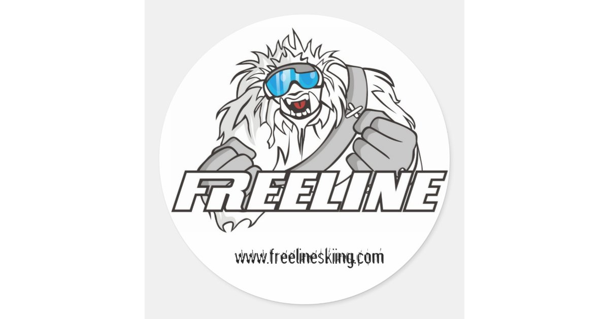 FreeLine Team Logo Classic Round Sticker | Zazzle