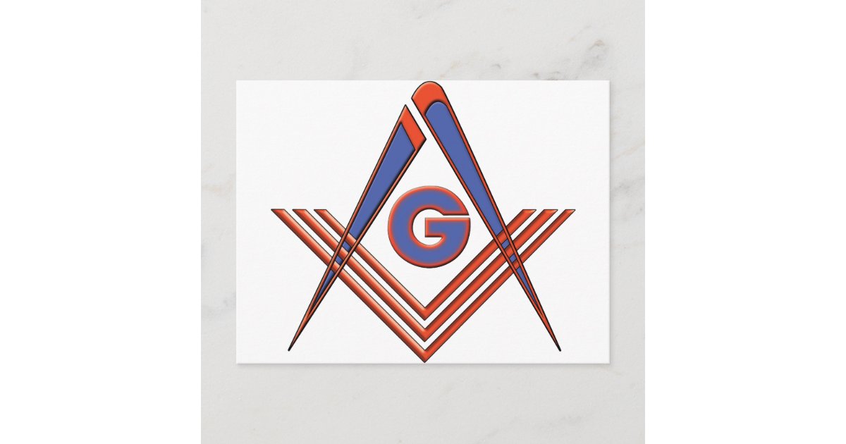 Freemason symbol postcard | Zazzle