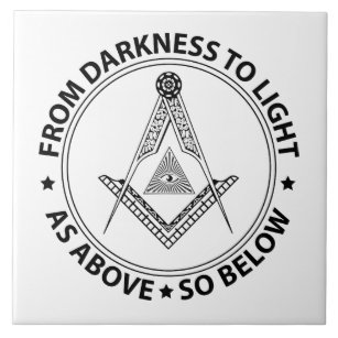 Masonic Decorative Ceramic Tiles | Zazzle.co.uk