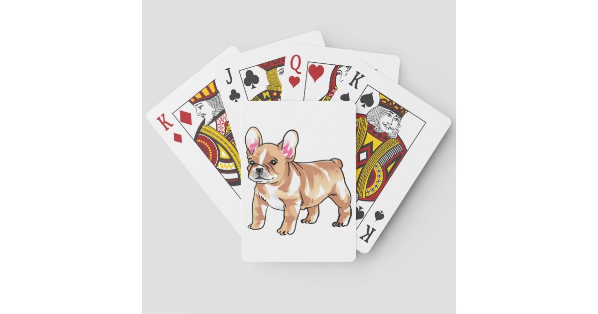 French Bulldog Playing Cards | Zazzle