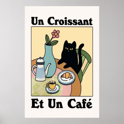 French Cafe Posters & Prints | Zazzle UK