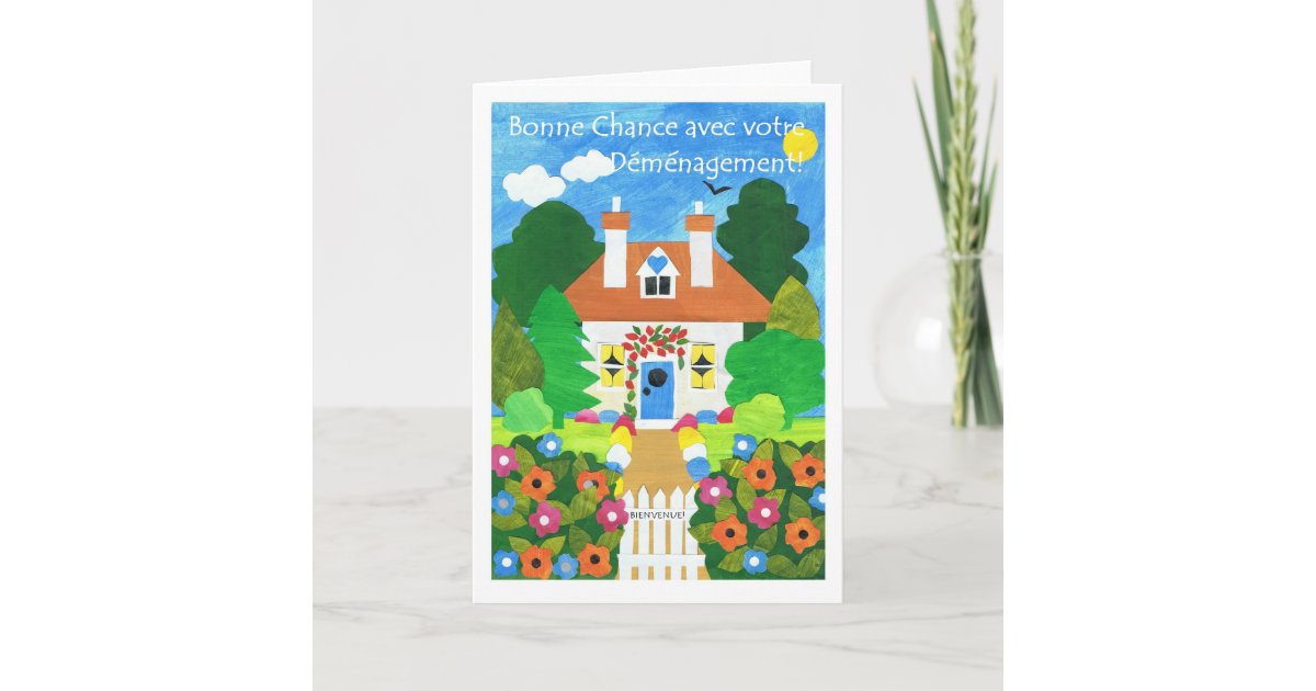 French Good Luck With Your Move Greeting Card Zazzle french-good-luck-with-your-move-greeting-card-zazzle