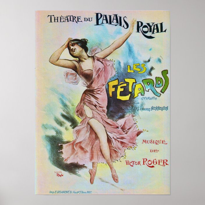 French Opera Vintage Advertisement Poster | Zazzle.co.uk