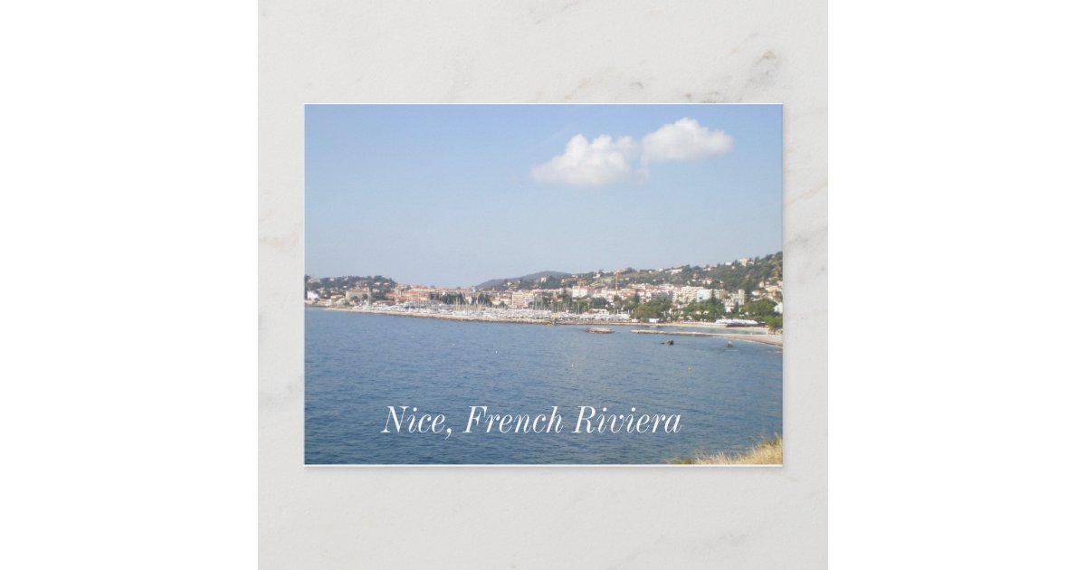 French Riviera, Nice, French Riviera Postcard | Zazzle