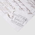 French Script Invoice Postmark Paris Decoupage Tissue Paper | Zazzle