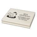 Fresh Chicken Eggs Farm Address Large Rubber Stamp | Zazzle