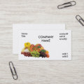 fresh produce business card | Zazzle