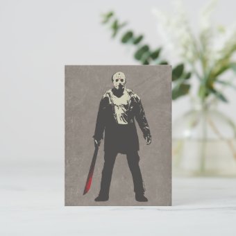 Friday the 13th | Jason Voorhees Character Art Postcard | Zazzle