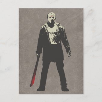 Friday the 13th | Jason Voorhees Character Art Postcard | Zazzle
