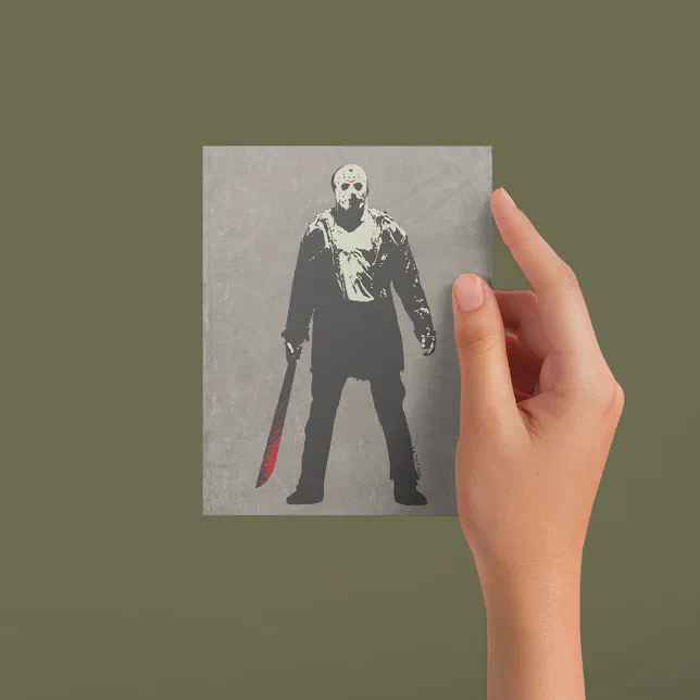 Friday the 13th | Jason Voorhees Character Art Postcard | Zazzle