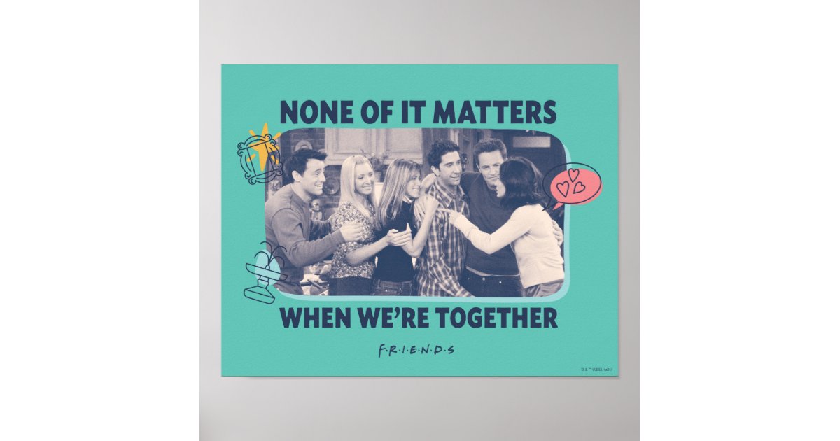 FRIENDS™ | Group Hug Poster | Zazzle