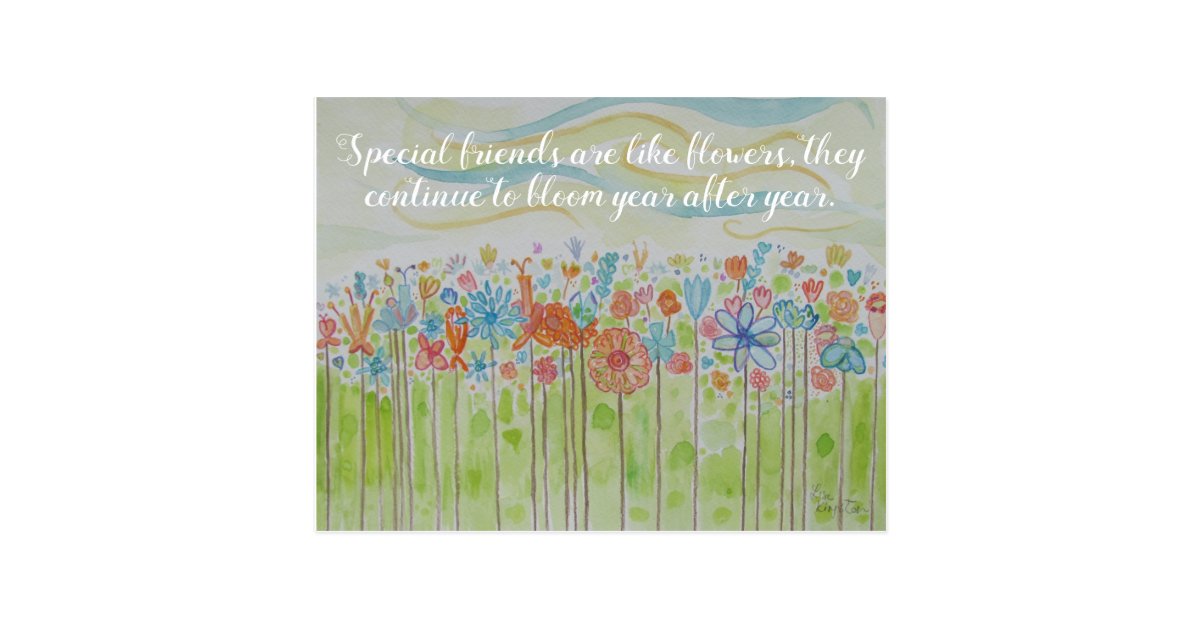 Friendship Appreciation Postcard | Zazzle.co.uk