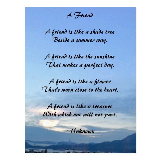 Friendship Postcard | Zazzle.co.uk