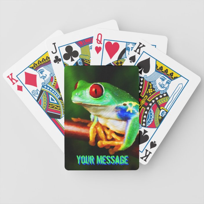 Frog 1 Playing Cards | Zazzle.co.uk