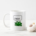 Frog Debit or Credit Mug | Zazzle