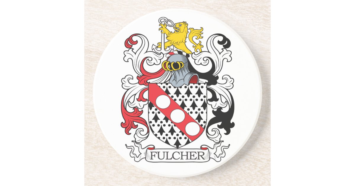 Fulcher Family Crest Coaster | Zazzle