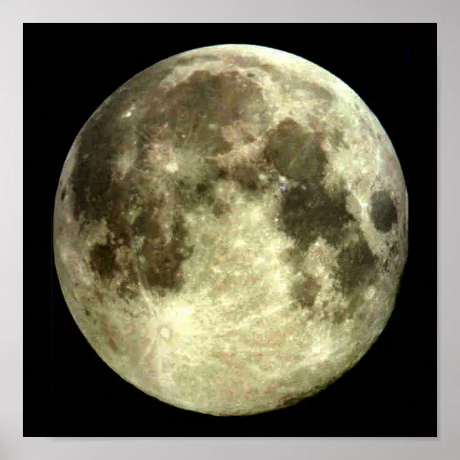 Full Moon Poster | Zazzle
