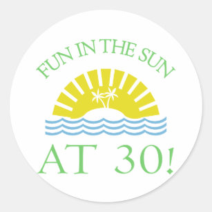 Happy 30th Birthday Stickers & Labels | Zazzle UK