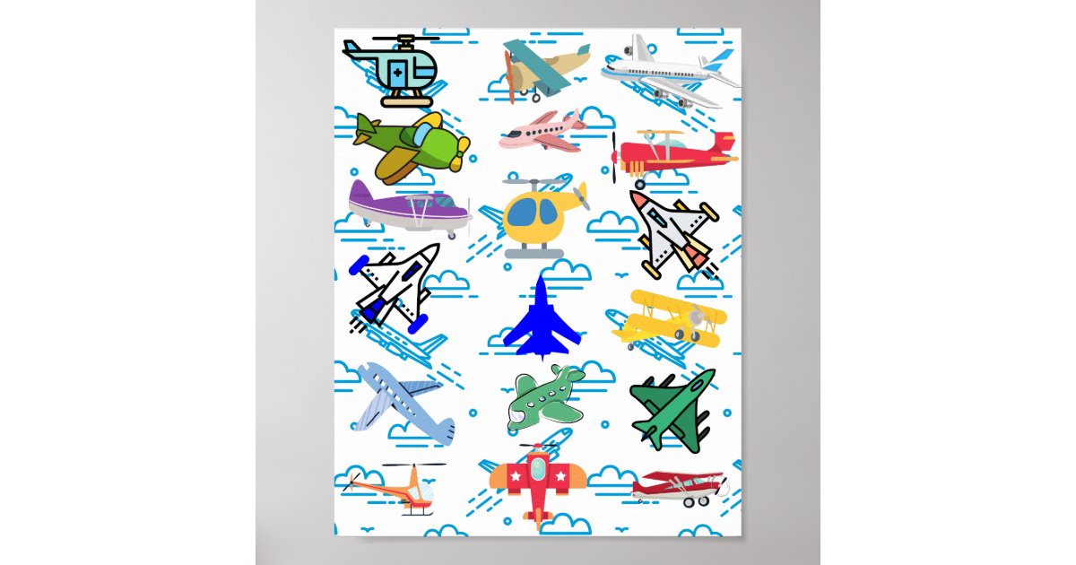 Fun Aviation Flying Poster | Zazzle