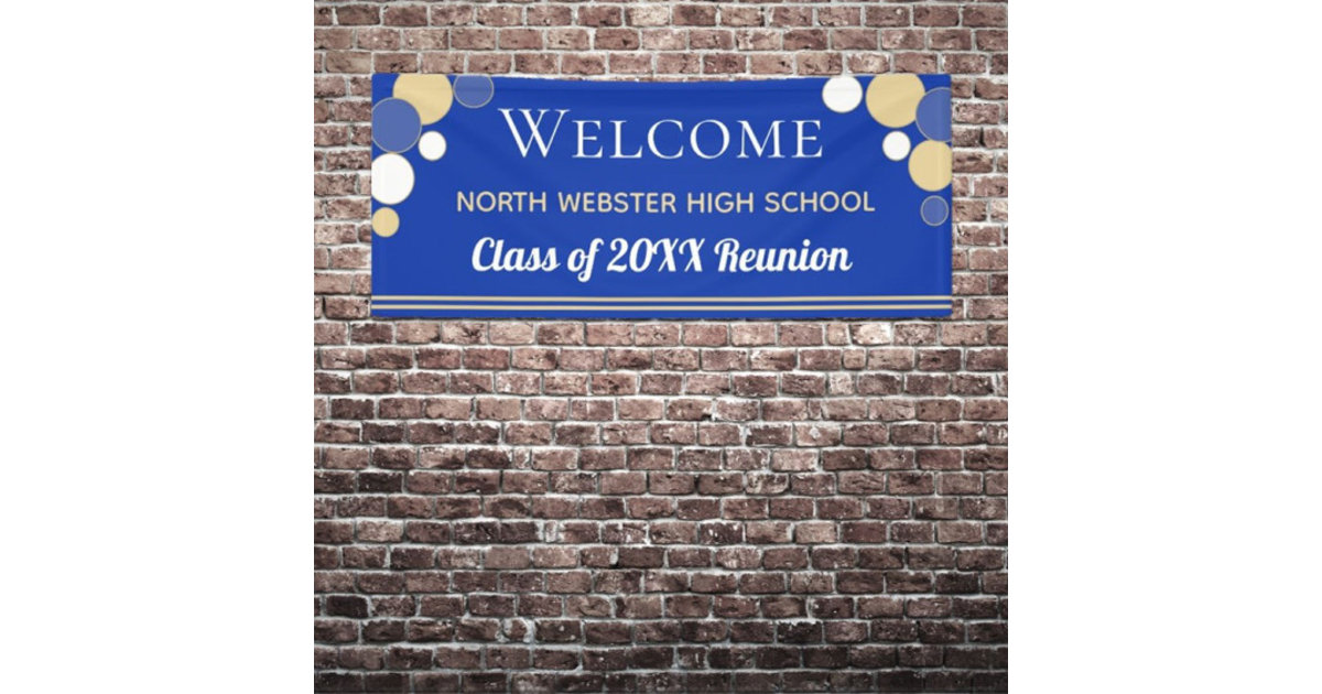 Fun, Custom class Reunion banner | Zazzle