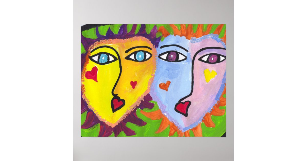 Fun Faces Poster | Zazzle
