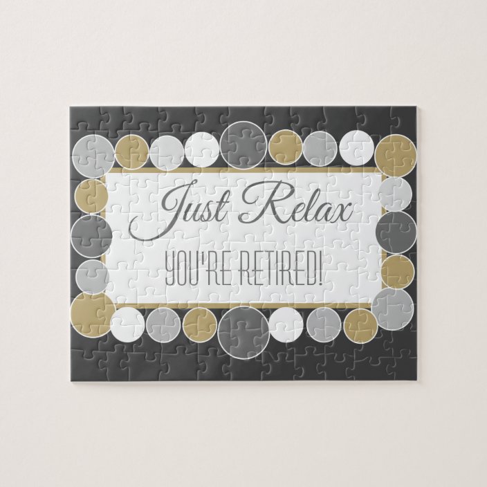 Fun Gift! RETIREMENT jigsaw puzzle | Zazzle.co.uk