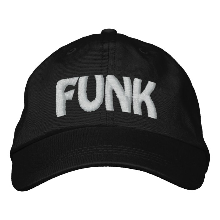 FUNK EMBROIDERED HAT | Zazzle.co.uk