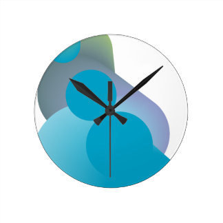 Blue Wall Clocks | Zazzle.co.uk