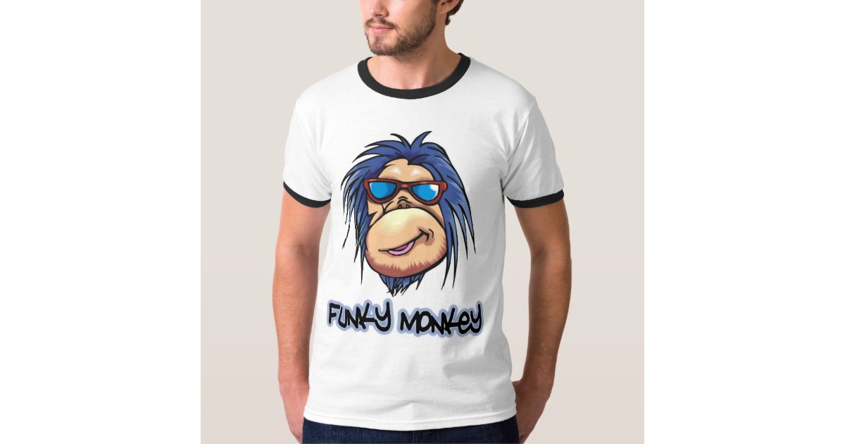 Funky Monkey t-shirt | Zazzle