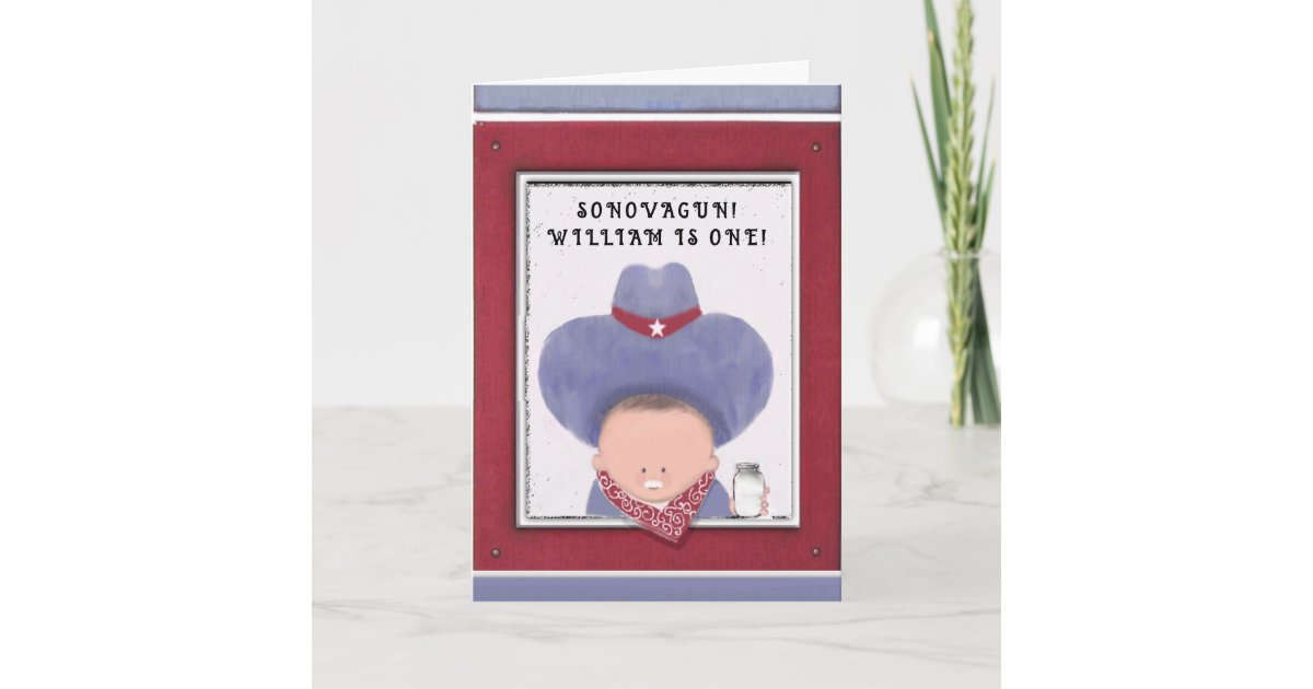 Funny 1st Birthday Card | Zazzle