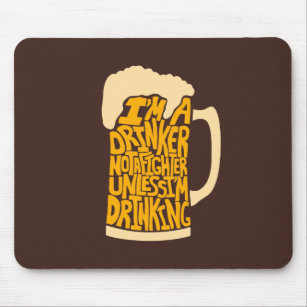Funny Beer Mouse Mats & Mouse Pads | Zazzle UK