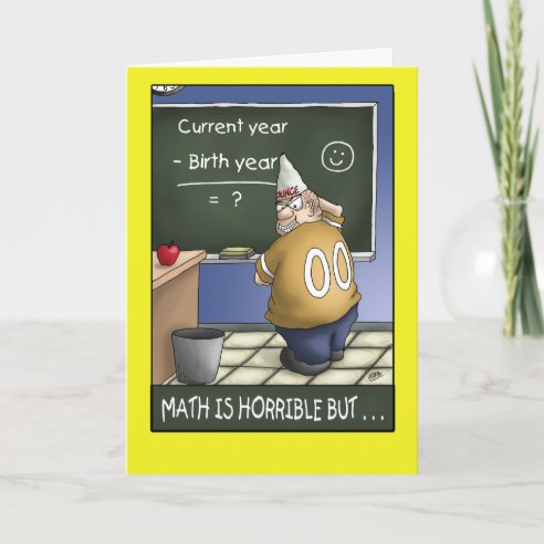 Funny Math Cards | Zazzle UK