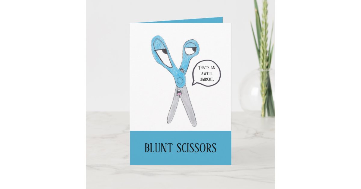 Funny Birthday Card Scissors | Zazzle