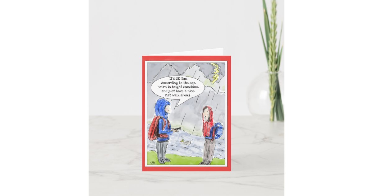 Funny Birthday Greeting Card for Outdoorsy People | Zazzle