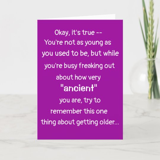 FUNNY BOOMER BIRTHDAY CARD | Zazzle.co.uk