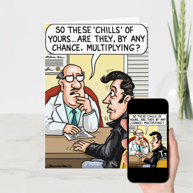 Funny Cartoon Card by Clive Goddard | Zazzle