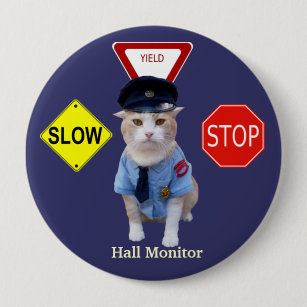 Hall Monitor Badges & Pins | Zazzle UK