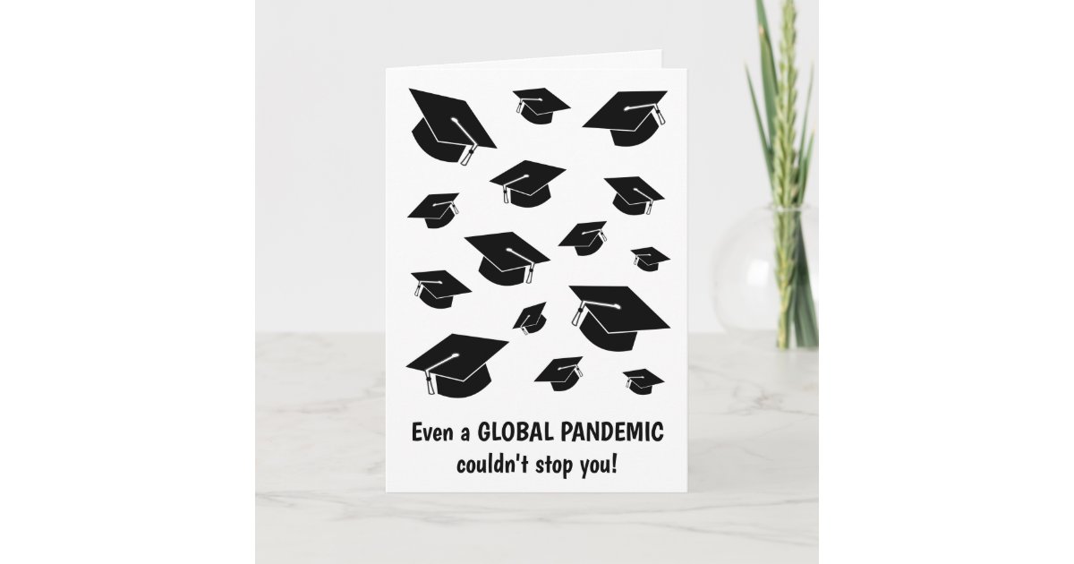 Funny Class of 2023 Pandemic Graduation Card | Zazzle