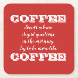 Humorous Coffee Drink & Beverage Coasters | Zazzle.co.uk