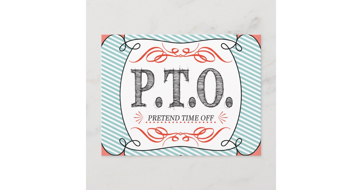 Funny Congratulations Promoted to Pretend Time Off Postcard | Zazzle