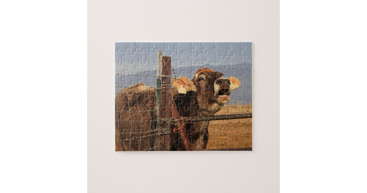 Funny Cow Jigsaw Puzzle | Zazzle