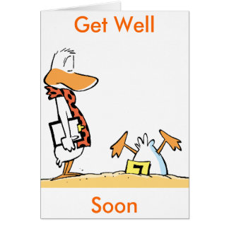 Funny Get Well Cartoon Cards & Invitations | Zazzle.co.uk