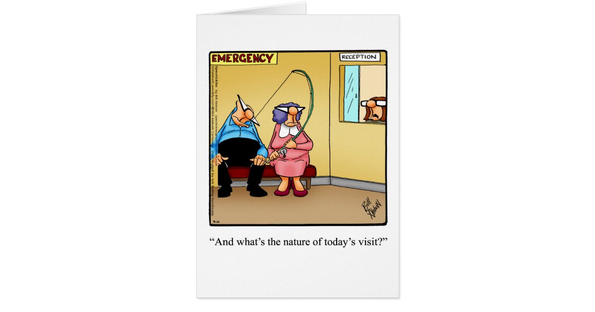Funny Emergency Nurses Day Card "Spectickles" | Zazzle